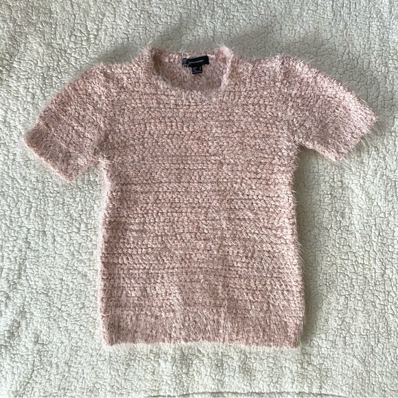 Atmosphere | Tops | Atmosphere Dusty Pink Fuzzy Top | Poshmark